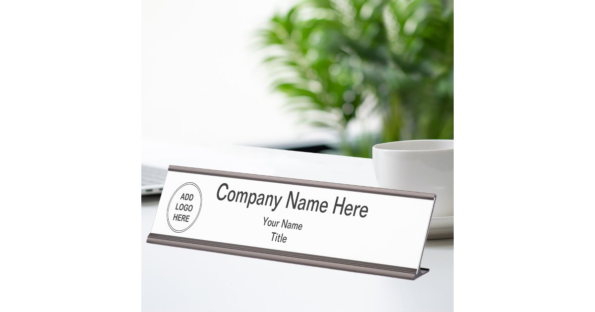 Make Your Own Desk Name Plaques Desk Name Plate | Zazzle