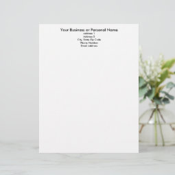 Make your own letterhead, letterhead template | Zazzle