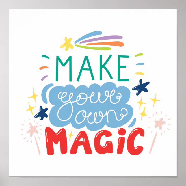 Make Your Own Magic Poster | Zazzle