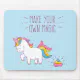 Make Your Own Magic Unicorn Poop Mousepad | Zazzle