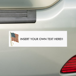 Make your own patriotic bumper sticker | Zazzle
