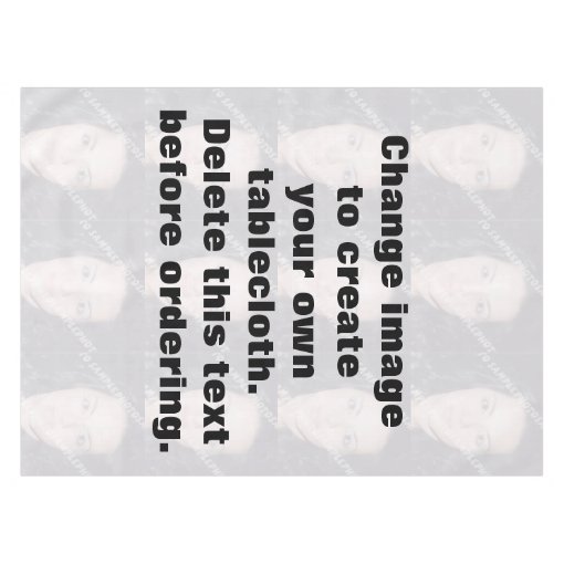 Make your own personalized photo tablecloth | Zazzle