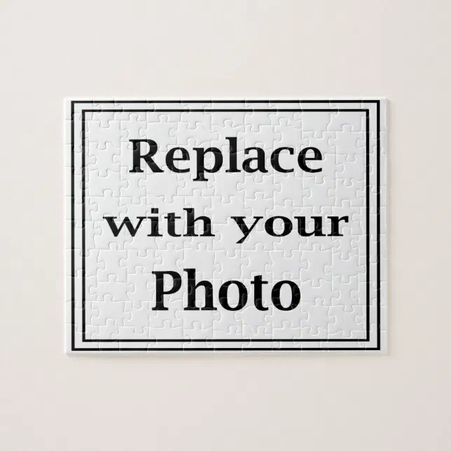 Make Your Own Photo Jigsaw Puzzle Online Template | Zazzle