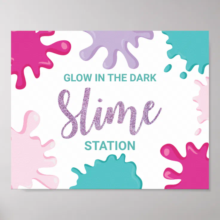 Make your own Slime Station birthday sign | Zazzle