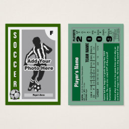 Make Your Own Soccer Card | Zazzle