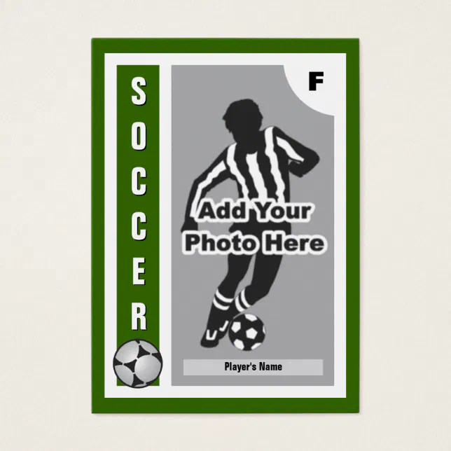 Make Your Own Soccer Card | Zazzle
