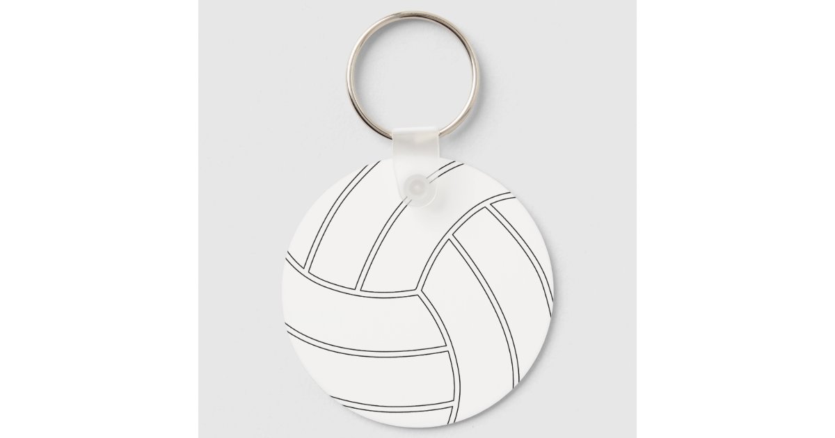 Make Your Own Volleyball Keychain | Zazzle