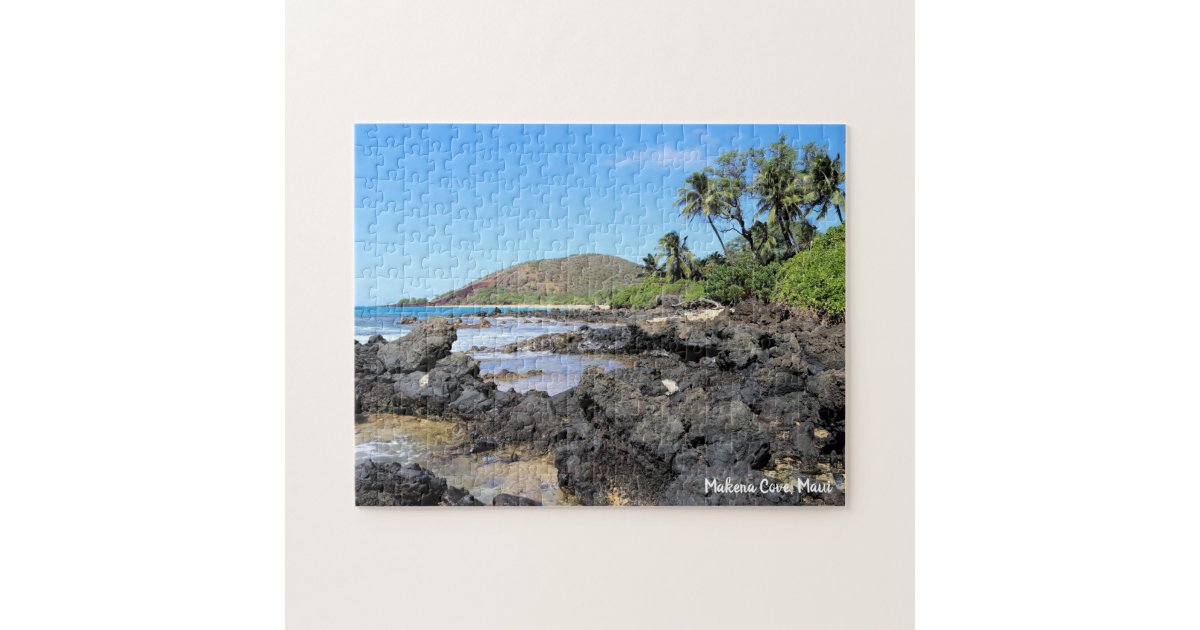 Makena Cove Maui Hawaii Jigsaw Puzzle | Zazzle
