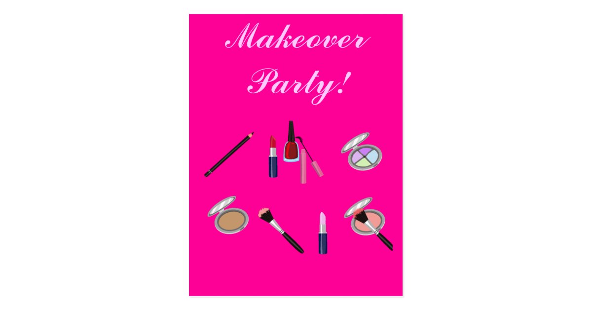Makeover Party Invitation Card | Zazzle.com