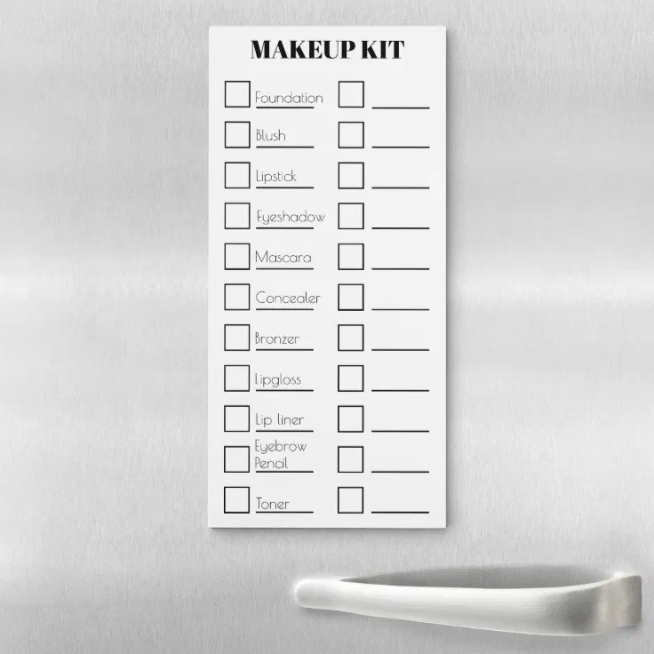 Makeup Checklist | Saubhaya Makeup