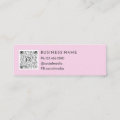 Makeup Artist Lips Nurse Cosmetic Injector Qr Code Mini Business Card ...