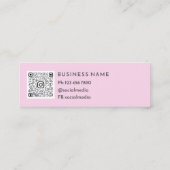 Makeup Artist Lips Nurse Cosmetic Injector Qr Code Mini Business Card ...