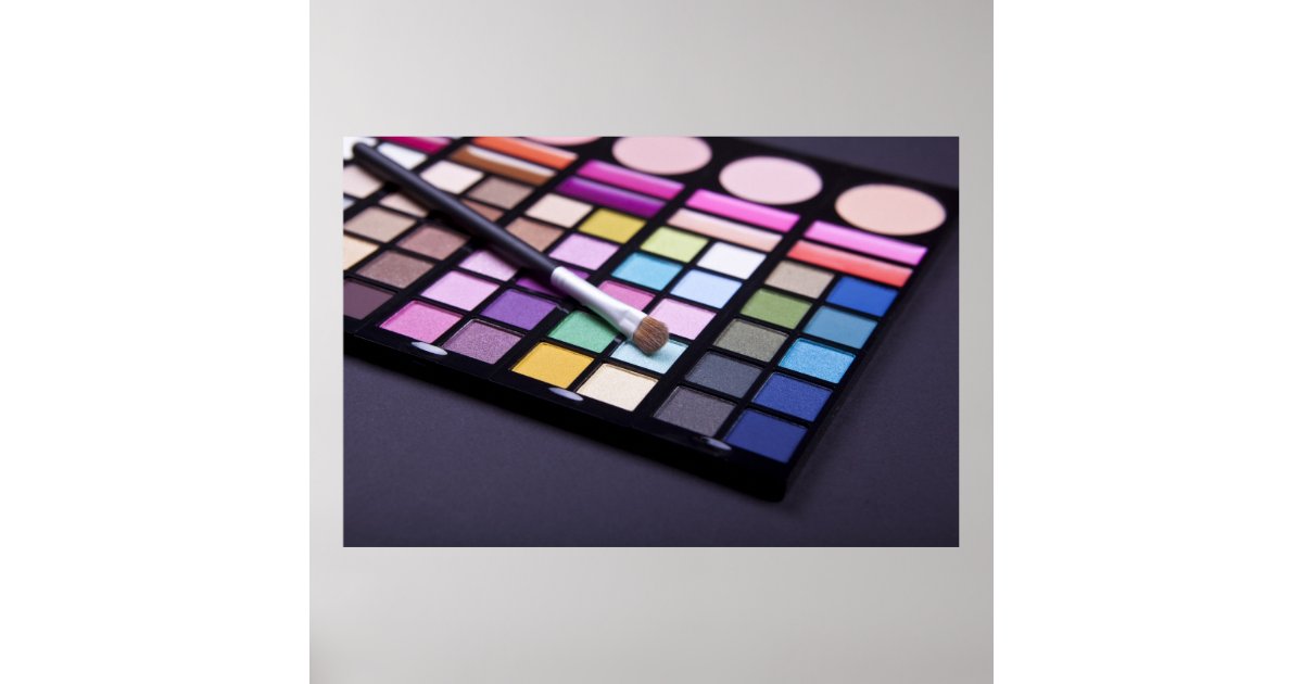 Makeup Artist Makeup Eyeshadow Poster | Zazzle