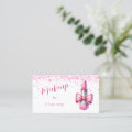 Makeup artist pink lipstick QR code Business Card | Zazzle