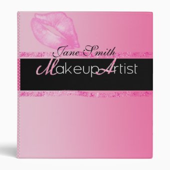 makeup artist portfolio binder | Zazzle