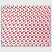 Makeup Artist Red Lipstick Lips Beauty Salon Wrapping Paper | Zazzle