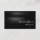 Makeup Artist Script Gray Black Business Card | Zazzle