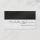 Makeup Artist Script Grey Pattern Business Card | Zazzle