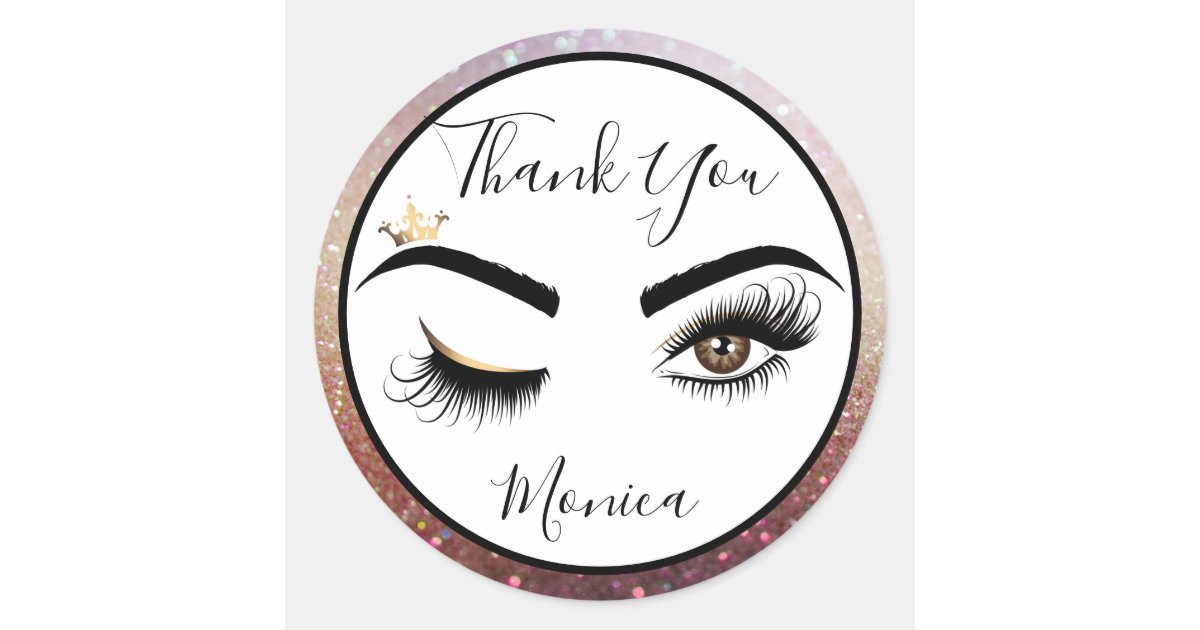 Makeup artist Wink Eye Brown Eye Beauty Salon Lash Classic Round ...