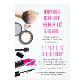 Makeup Party Invitations & Announcements | Zazzle