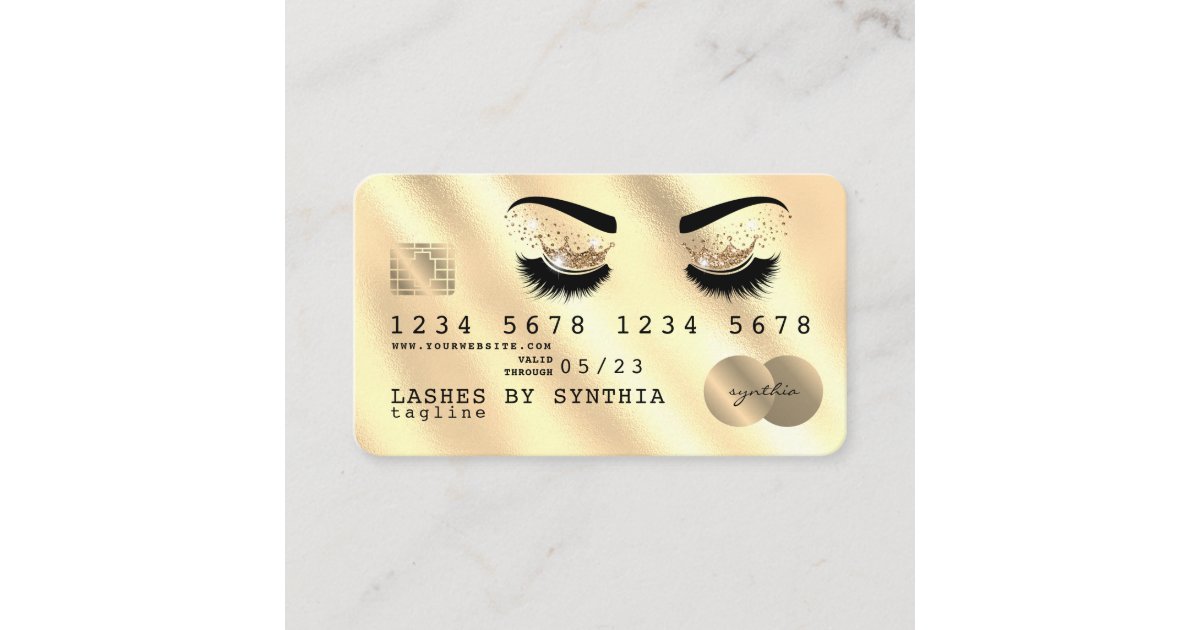 Makeup Credit Card lash queen | Zazzle