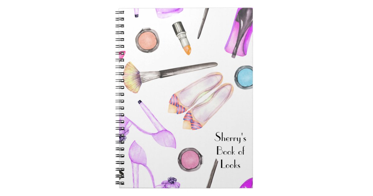 Makeup Looks Photo Notebook | Zazzle