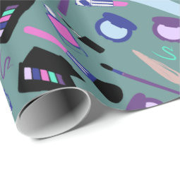 Makeup Wrapping Paper V1 | Zazzle