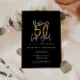 Making 50 look good gold birthday invitation | Zazzle