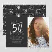 Making 50 look good photo birthday invitation | Zazzle