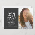Making 50 look good photo birthday invitation | Zazzle