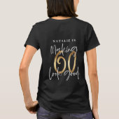 Making 60 look good age birthday personalized gold T-Shirt | Zazzle