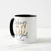 Making 60 look good gold birthday invitation mug | Zazzle
