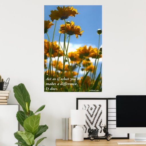 Making A Difference Poster | Zazzle