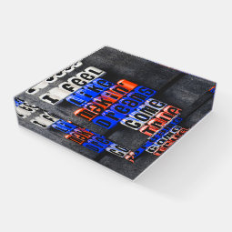 Making Dreams Come True, Motivational Paperweight | Zazzle