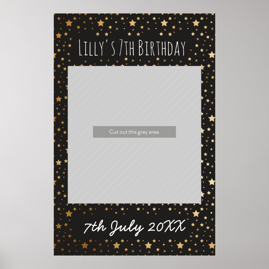 Making Magic Photo Booth Prop Poster | Zazzle