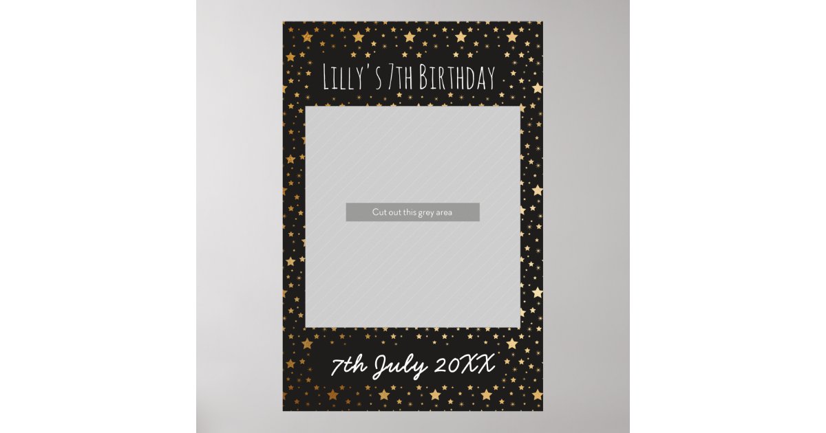 Making Magic Photo Booth Prop Poster | Zazzle