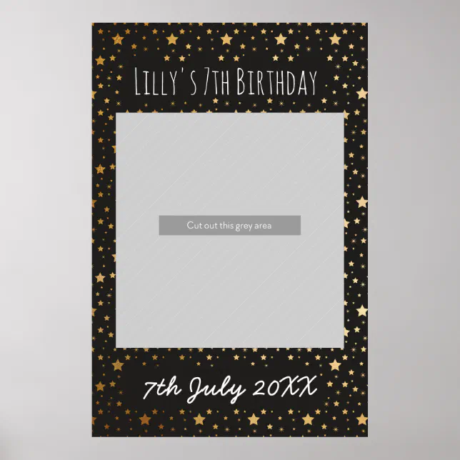 Making Magic Photo Booth Prop Poster | Zazzle