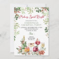 Making Spirits Bright Cocktail Christmas Party Invitation | Zazzle