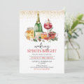Making Spirits Bright Holiday Party Invitation | Zazzle