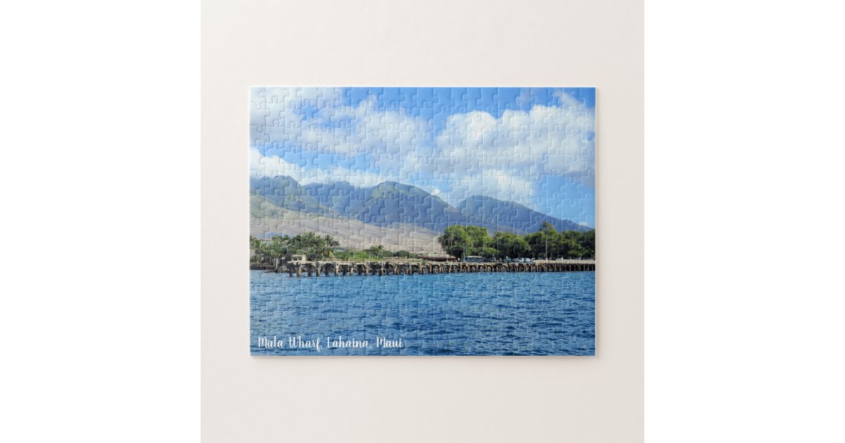 Mala Wharf in Lahaina Maui Jigsaw Puzzle | Zazzle