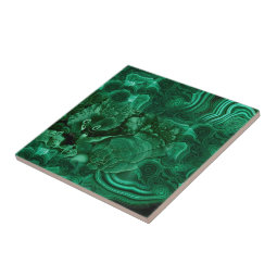 malachite tiles elegant | Zazzle