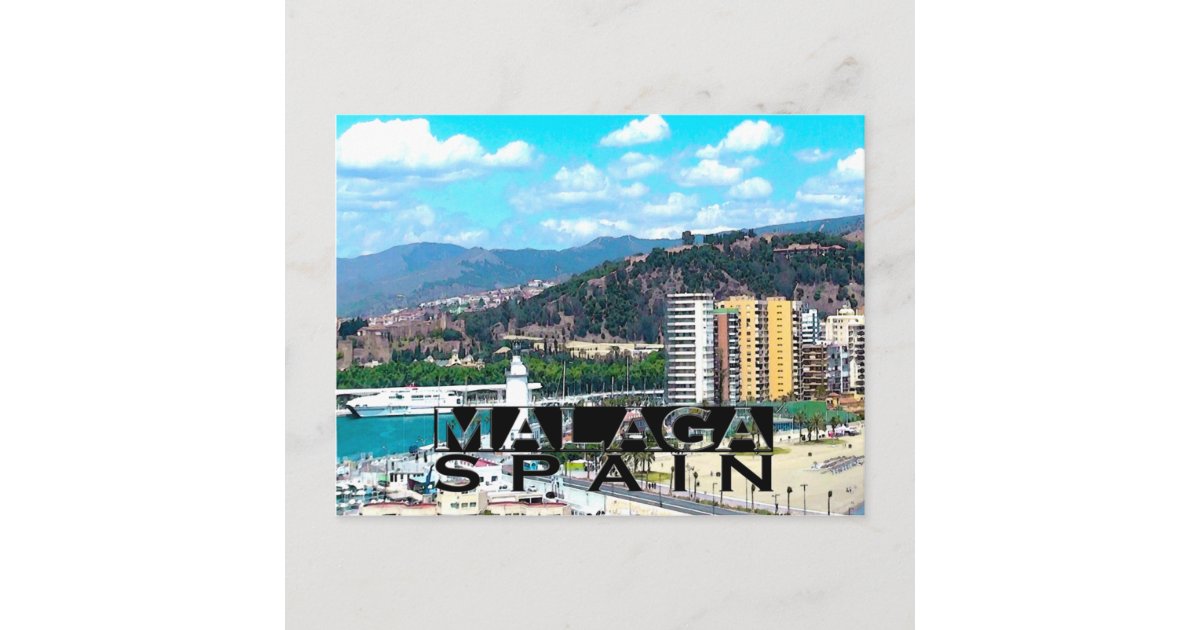 Malaga Postcard | Zazzle
