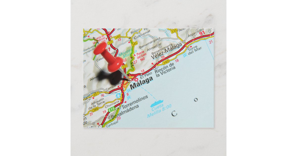 Malaga, Spain Postcard | Zazzle