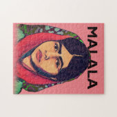 Malala Yousafzai, Inspirational Feminist Art Jigsaw Puzzle | Zazzle