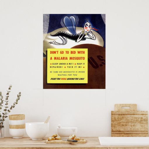 Malaria Mosquito Poster | Zazzle