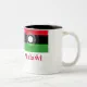 Malawi Flag with Name in Chewa Two-Tone Coffee Mug | Zazzle