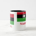 Malawi Flag with Name in Chewa Two-Tone Coffee Mug | Zazzle