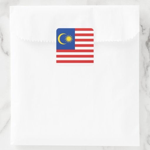 Malaysia Flag Sticker | Zazzle