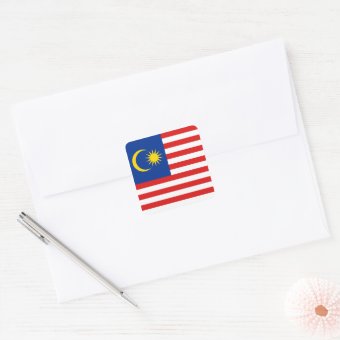 Malaysia Flag Sticker | Zazzle