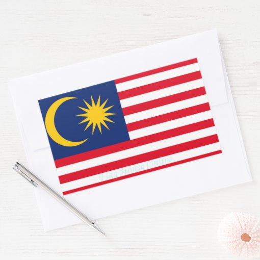 Malaysia Flag Sticker | Zazzle